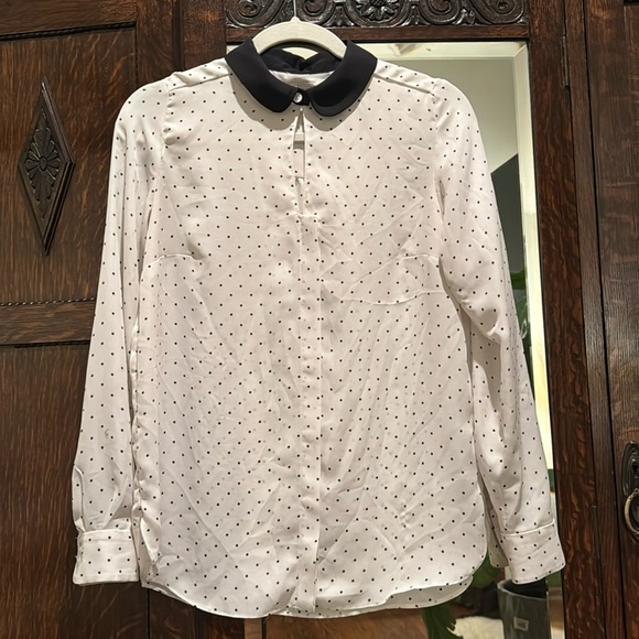 LC Lauren Conrad | Tops | Lc Star Blouse With Peter Pan Collar | Poshmark